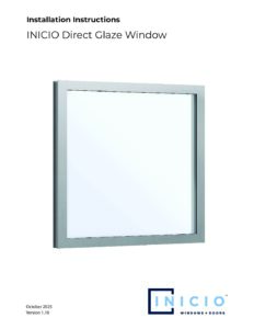 INICIO Direct Glaze Window Instructions | BMD Manufacturing